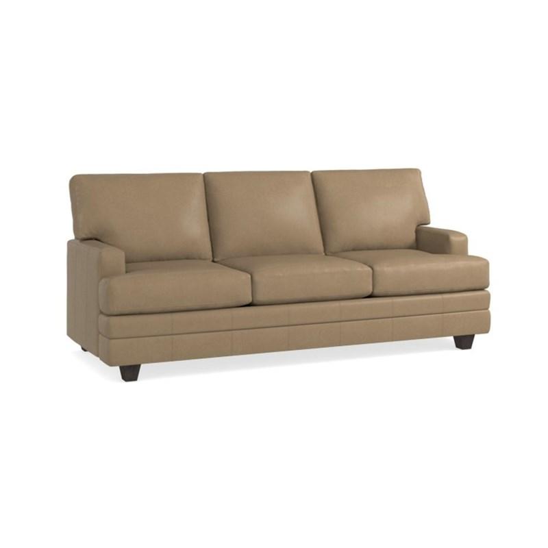 Bassett Sectionals Carolina 3885-CUSTOM 2 pc Leather Thin Track L ...